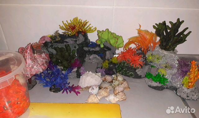 Декор для аквариума псевдо море