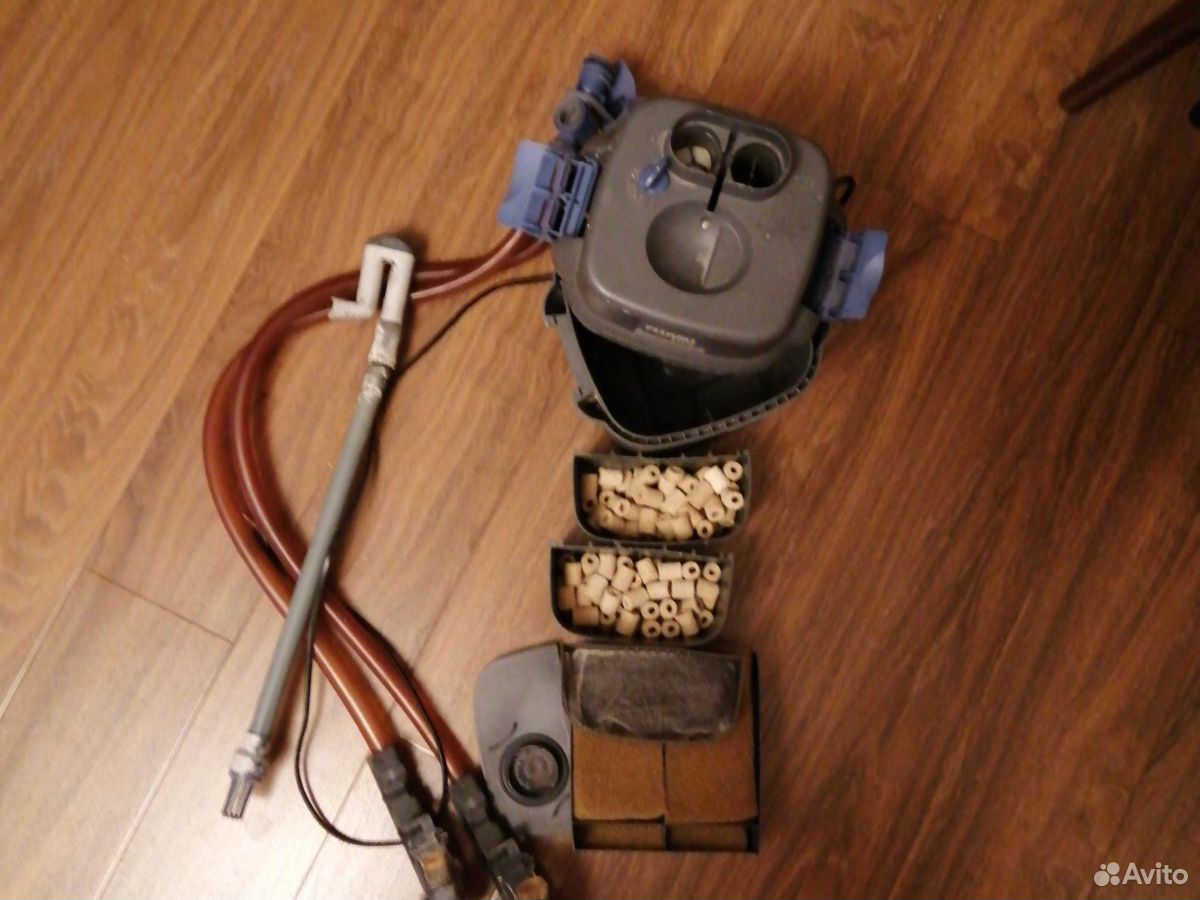 Фильтр внешний на 100 л для аквариума б/у