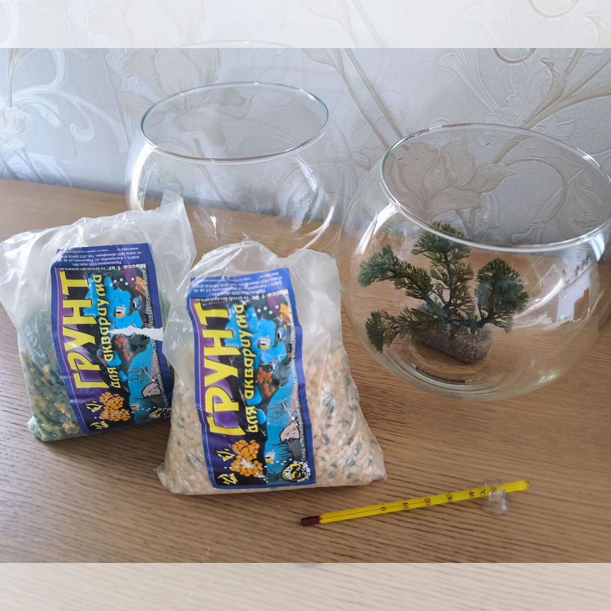 Аквариум круглый 3л