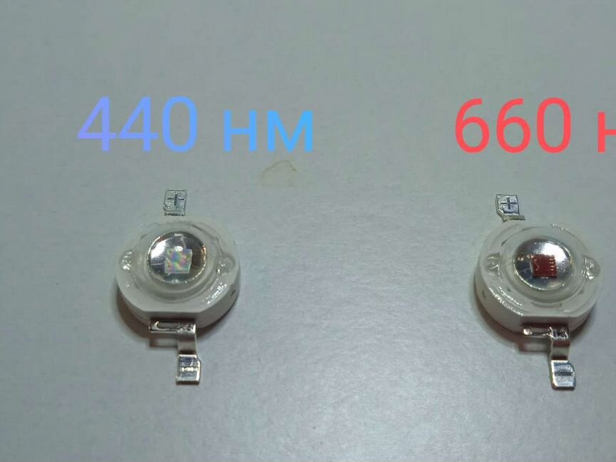 Прадам светодиоды 3 Вт 440 нм и 660 нм