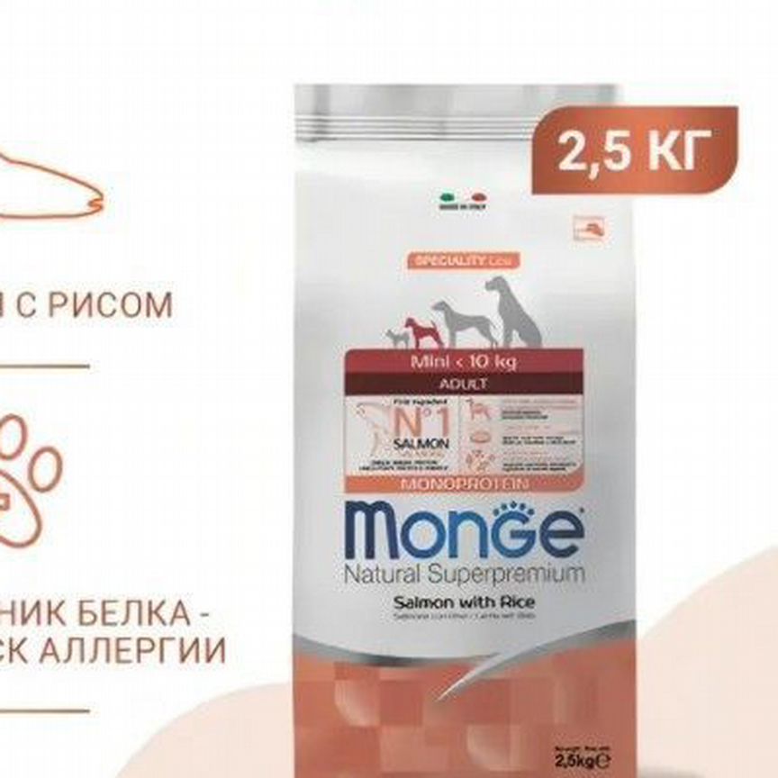 Корм для собак monge