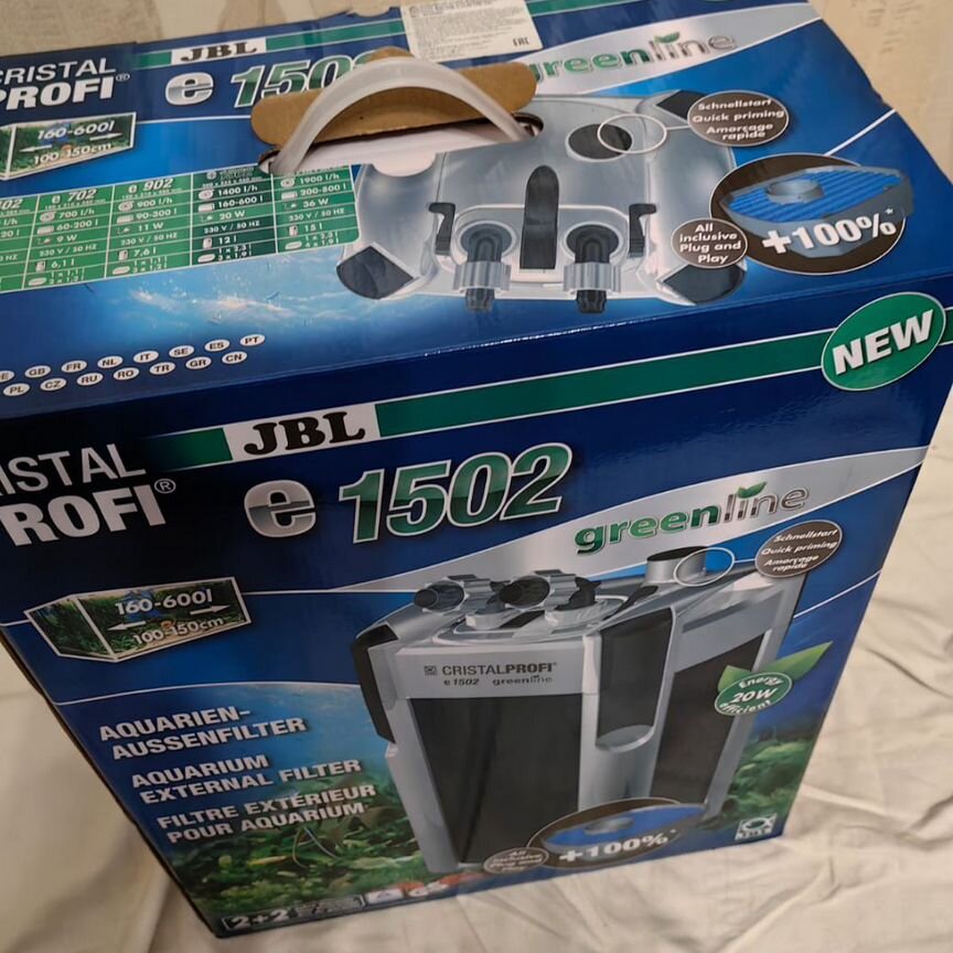 Фильтр для аквариума внешний crystal profi 1502