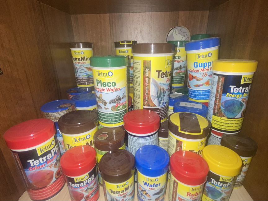 Меняю корм для рыбок