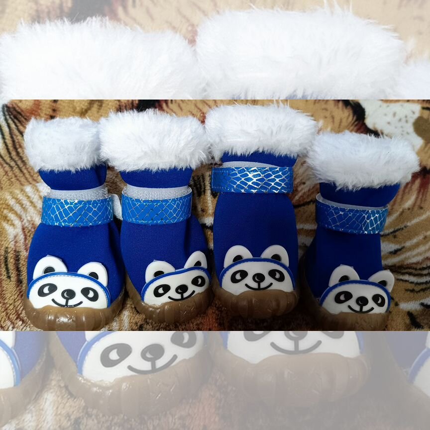 Ботинки зимние для собак