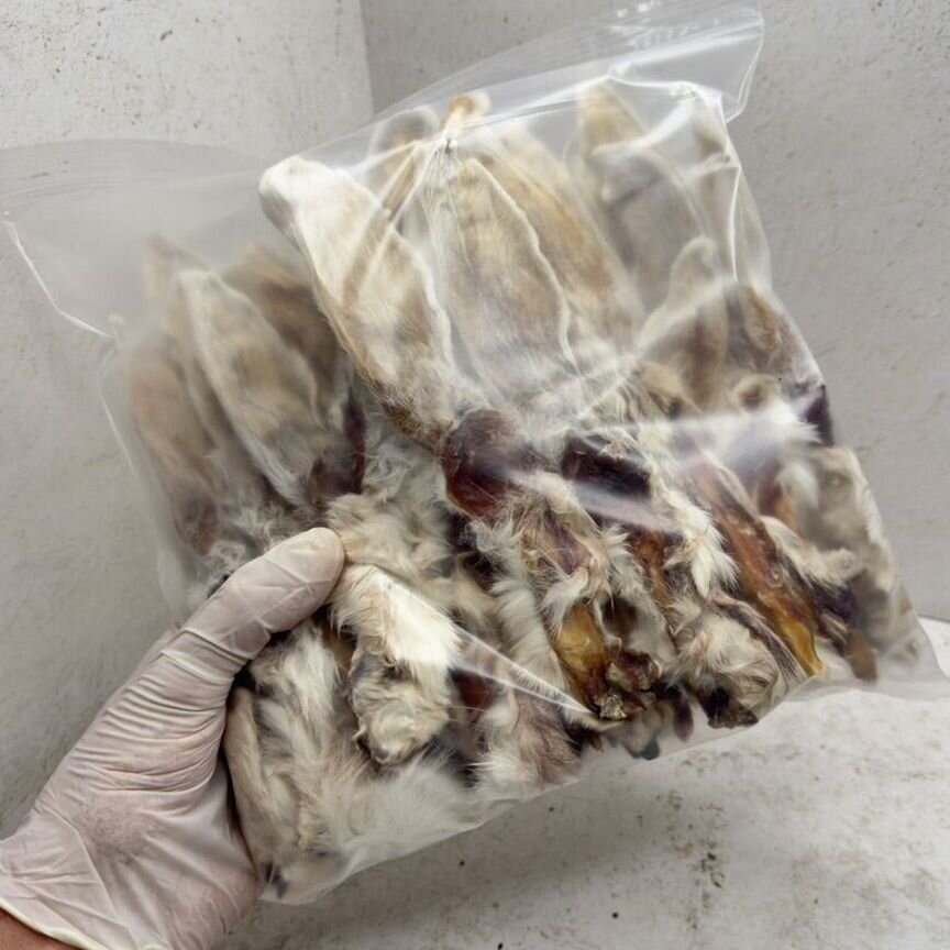 Уши кролика сушеные