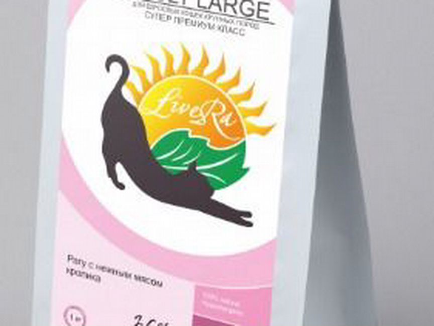 LiveRA для кошек крупных пород Adult Large кролик
