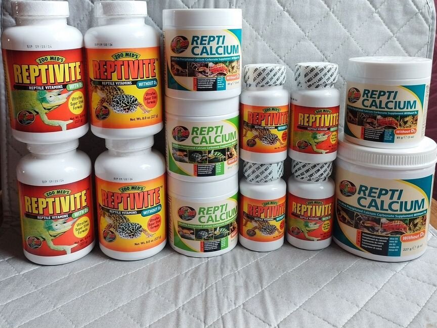 Кальций и витамины для рептилий Zoo Med's