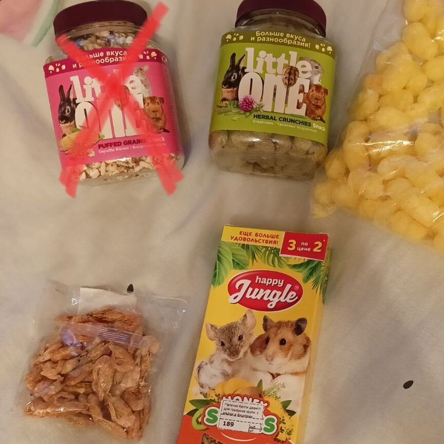 Лакомства для грызунов