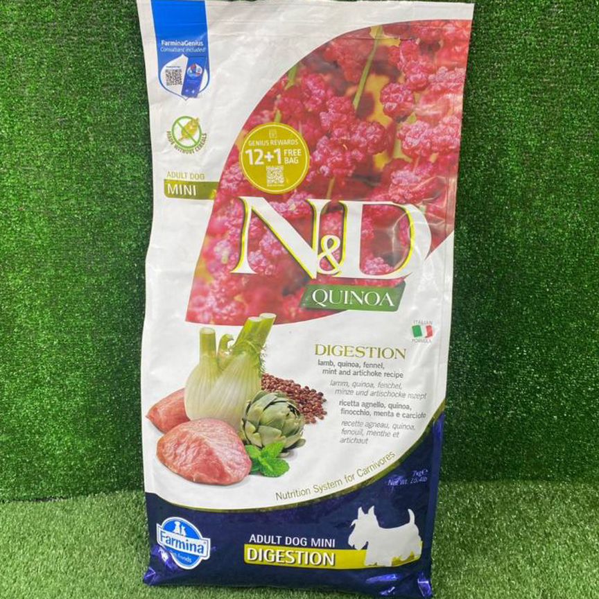 Корм для собак Фармина Quinoa Digestion 7 кг