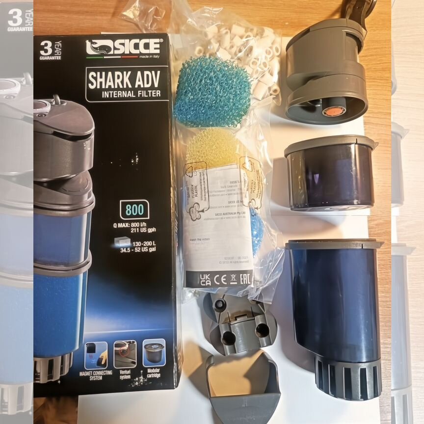 Внутренний фильтр для аквариума от 60 до 150 л