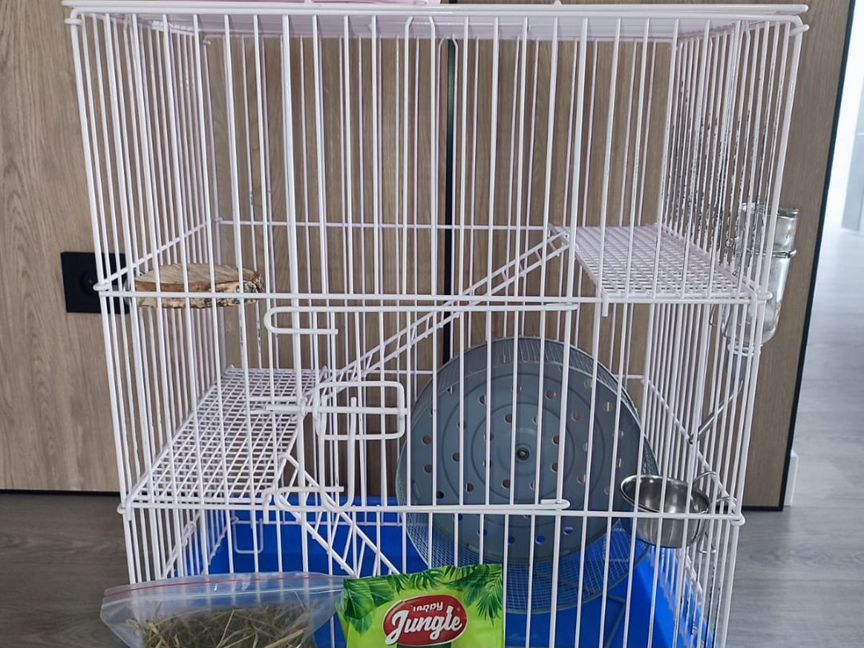Клетка для грызунов большая б/у