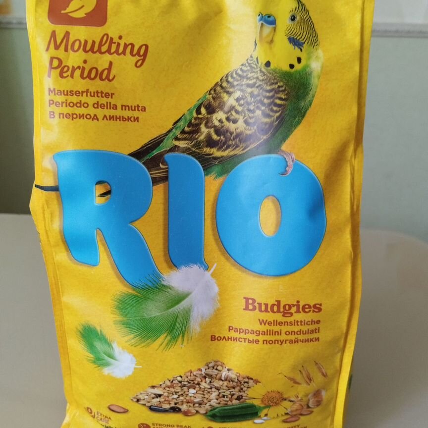 Корм для волнистых попугаев в период линьки 1 кг