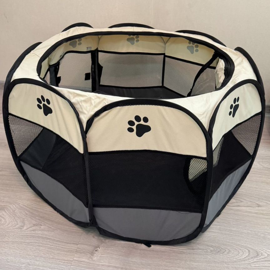 Переноска и вольер для щенка