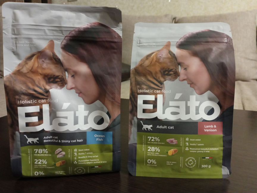Корм для кошек Elato холистик 300 г