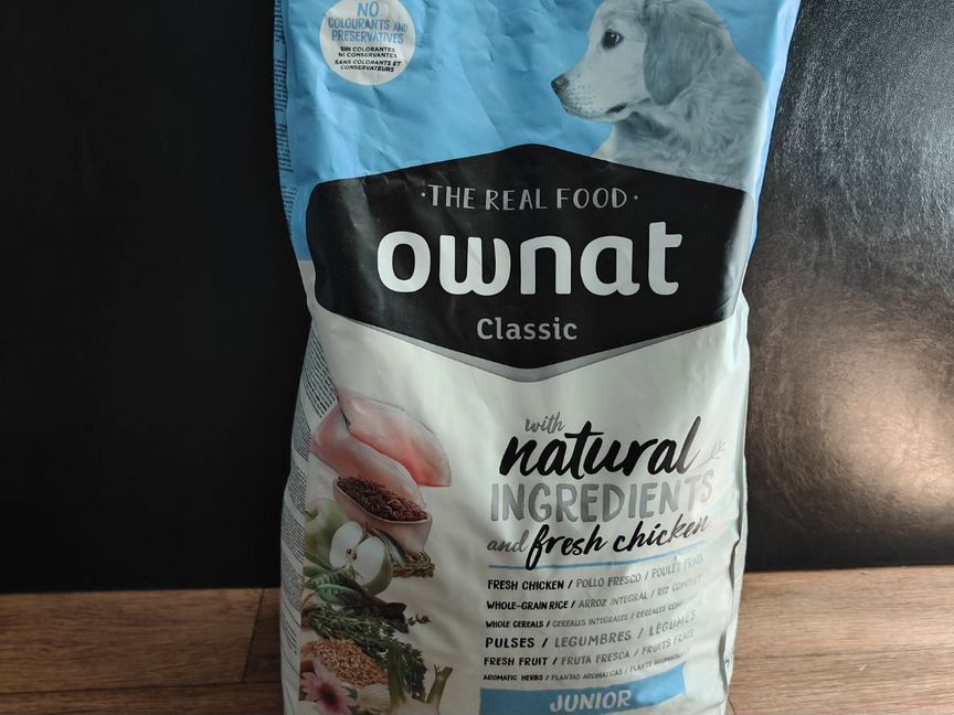 Корм для собак Ownat Classic Junior 4 кг