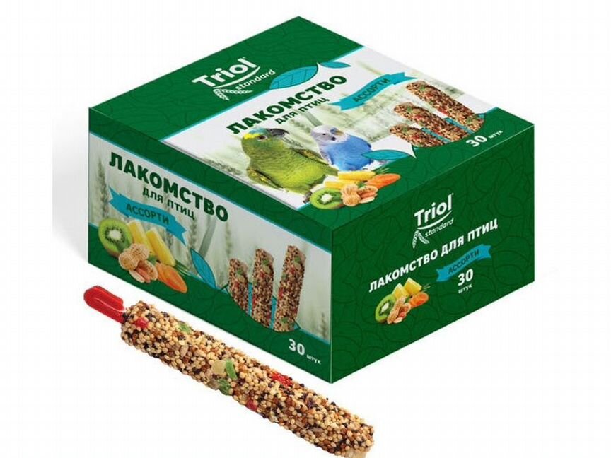 Лакомство для птиц Тriol Standard "Ассорти", 111