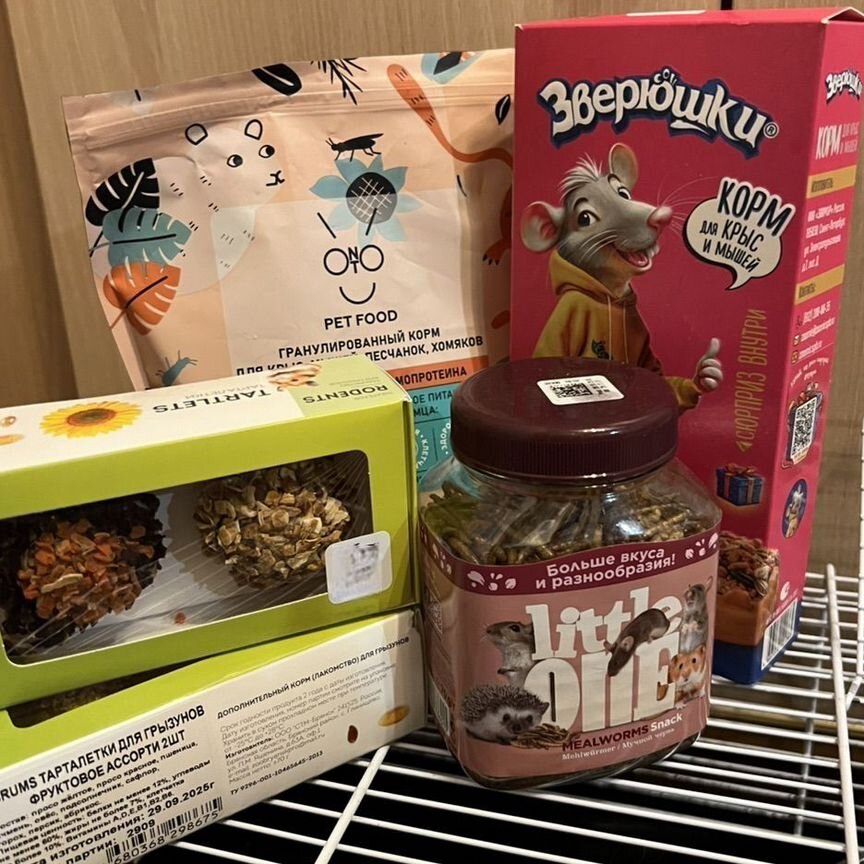 Корм и лакомство для грызунов