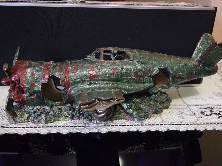 Самолет.Декор.Грунт питательныйтetra.Свет и др