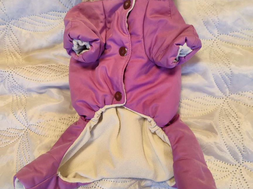 Зимний костюм для мелких пород собак(для девочек)