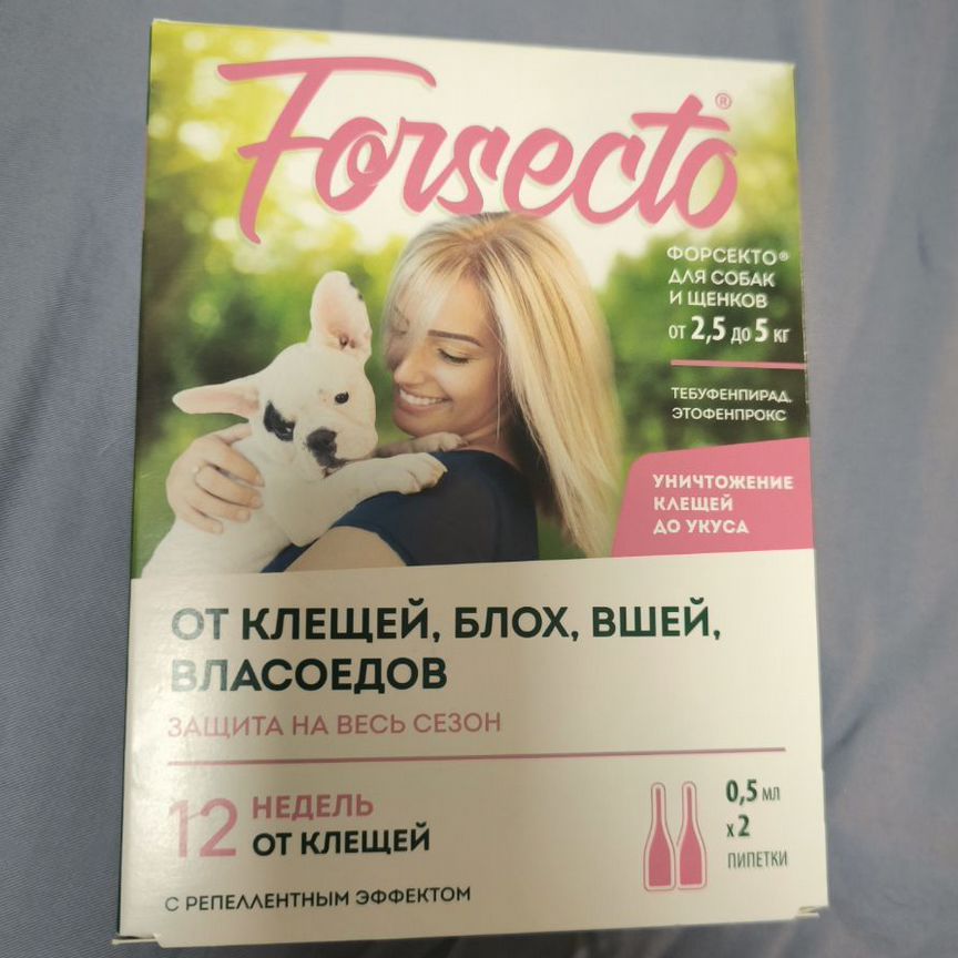 Forsecto от клещей