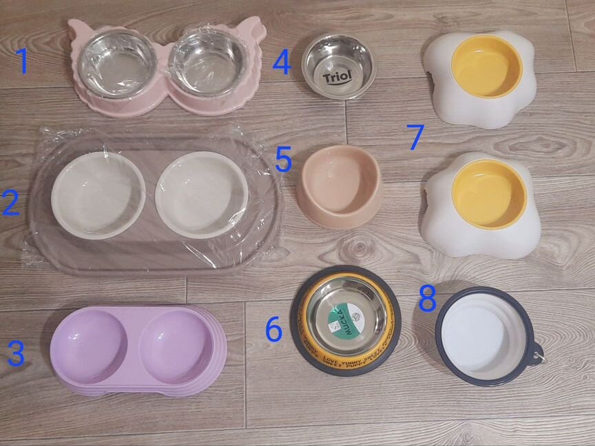 Миски для котов и собак