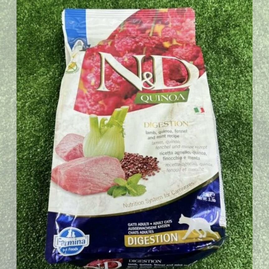 Farmina N&D Quinoa для взрослых кошек 1,5 кг