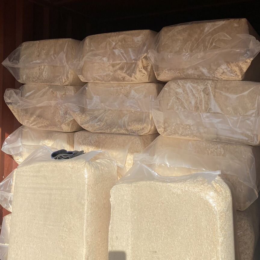 Стружка в брикетах