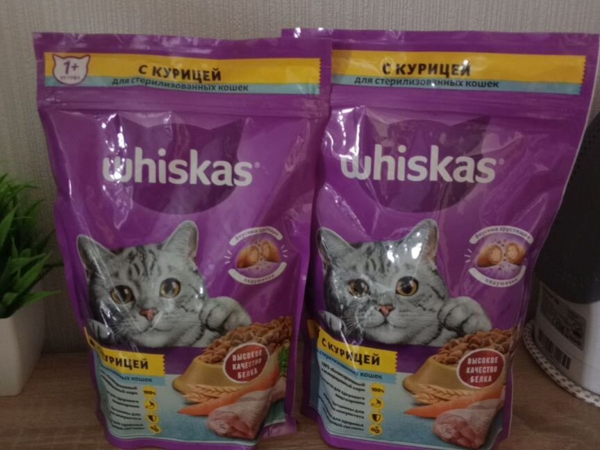 Сухой корм для кошек вискас