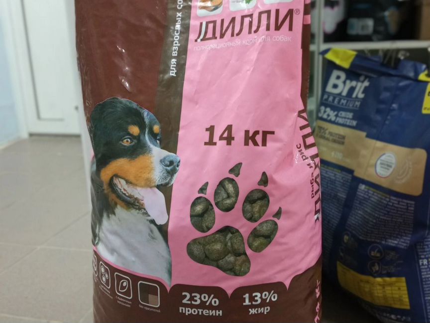 Сухой корм для собак Дилли