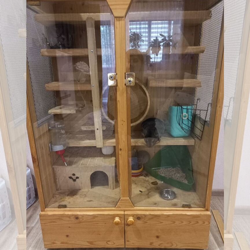 Витрина для шиншилл