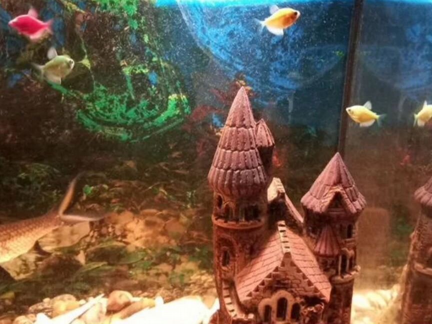 Декор в аквариум * домик для рыб*