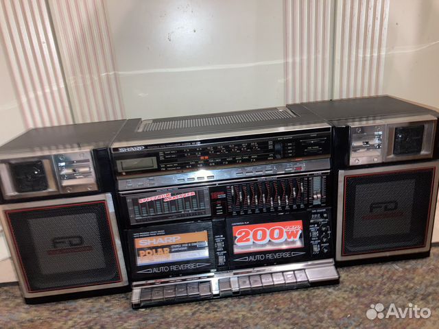 Магнитофон Sharp WF-939 ZP (BK) купить в Москве | Электроника | Авито