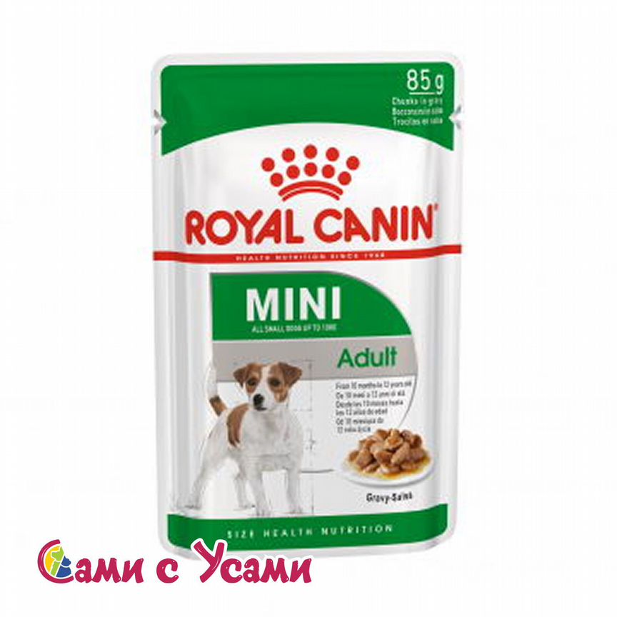 Royal canin Mini Adult Корм влаж.соус д/собак