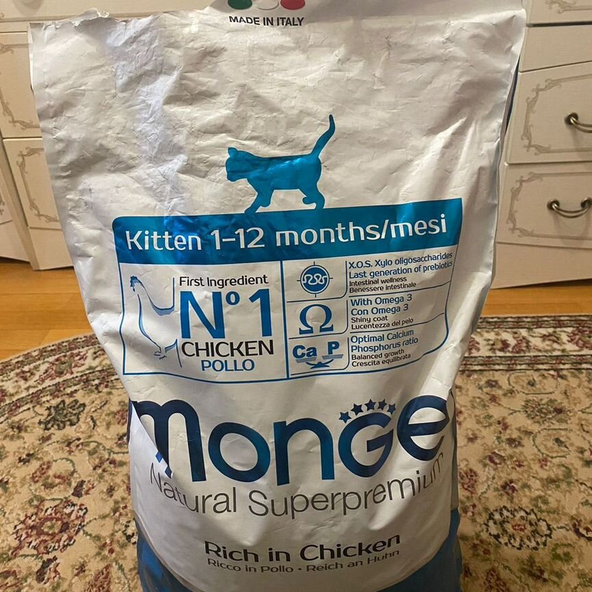 Корм для котят monge