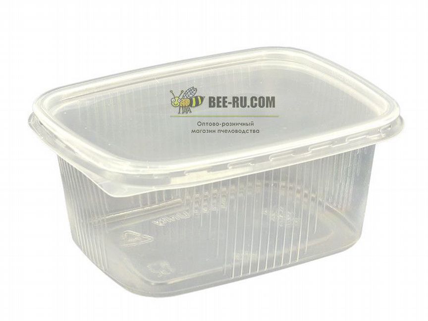 100 шт Контейнер 200мл, под сотовый мед, пыльцу, м