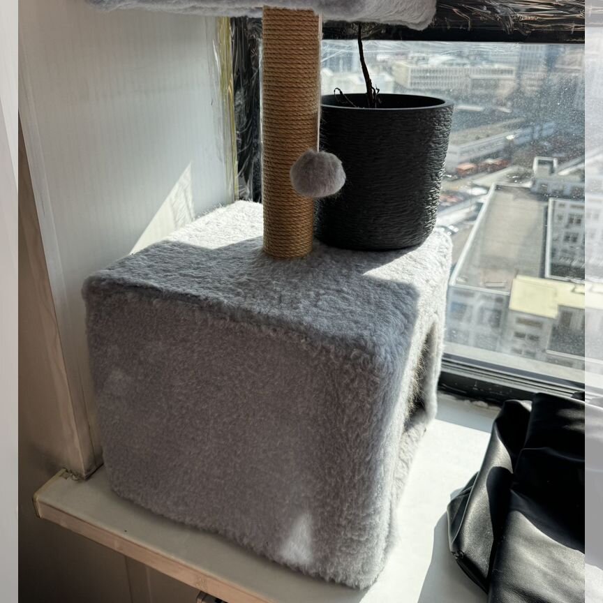 Когтеточка домик для кошки