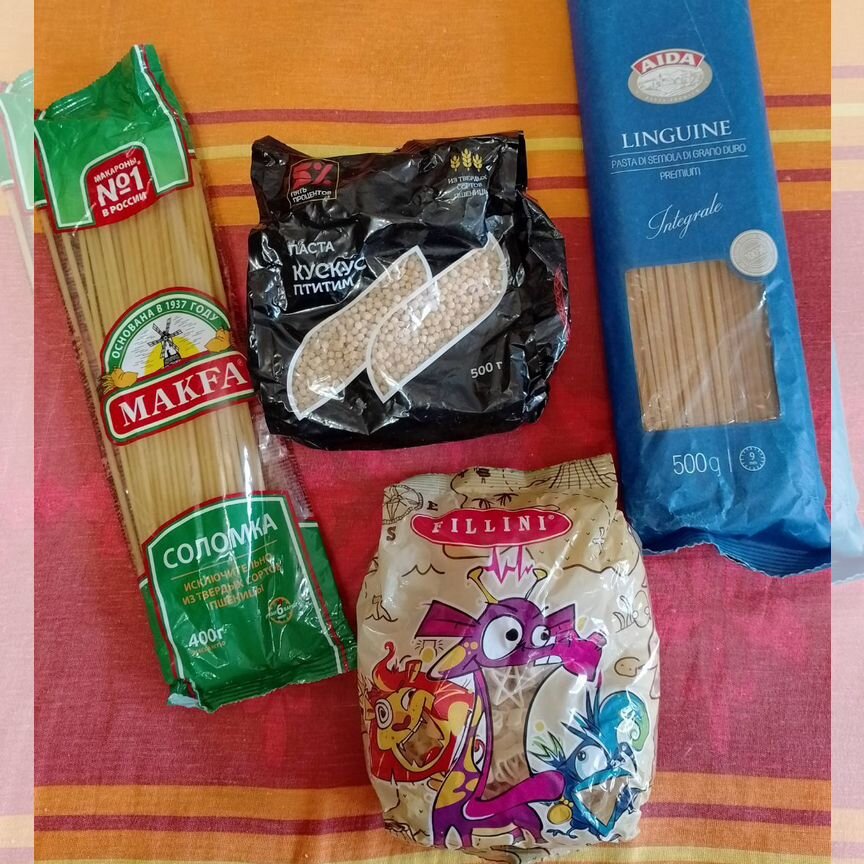 Корм(крупа и макароны) для кур, голубей и др