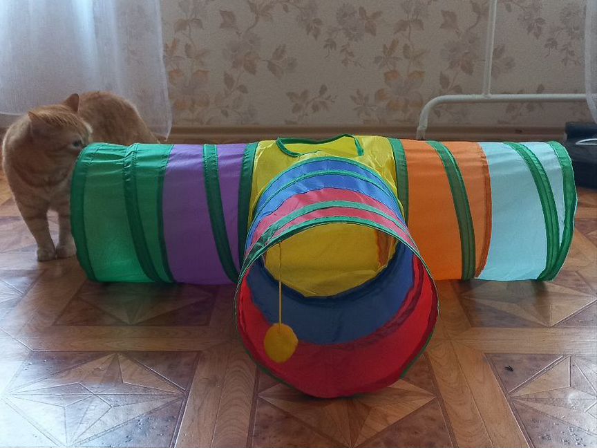 Игровой тоннель, лабиринт для кошек