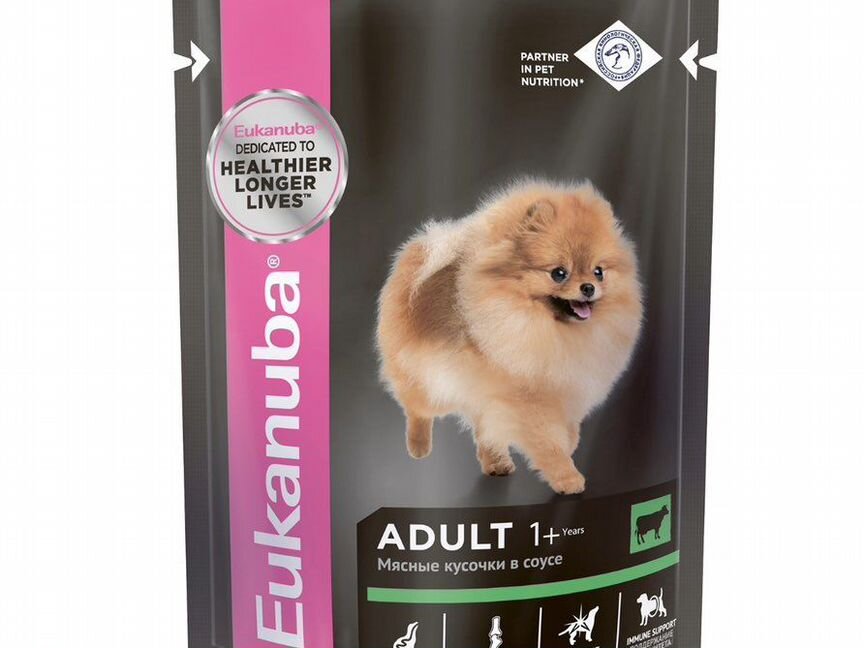 Корм для собак Eukanuba пауч говядина 48 пак