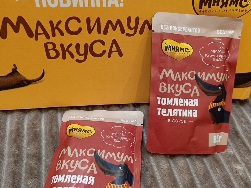 Корм для собак мнямс