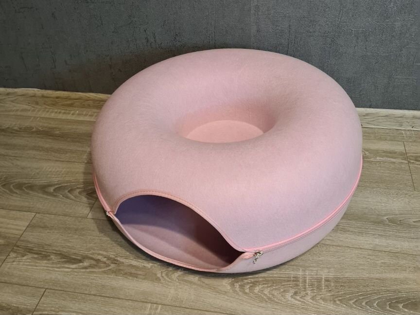 Домик бублик для котов