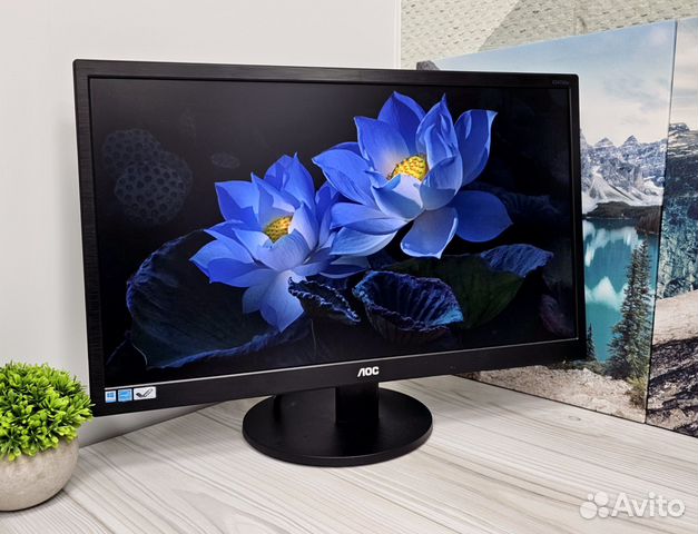 Монитор AOC 24' FullHD 60Гц E2470Sw купить в Москве | Электроника | Авито