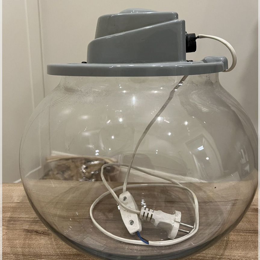 Аквариум круглый 10л с подсветкой