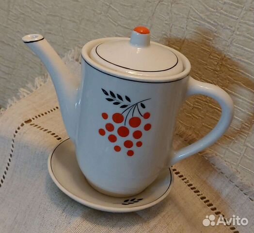 Чайник Кофейник Гжель купить в Чехове | Хобби и отдых | Авито