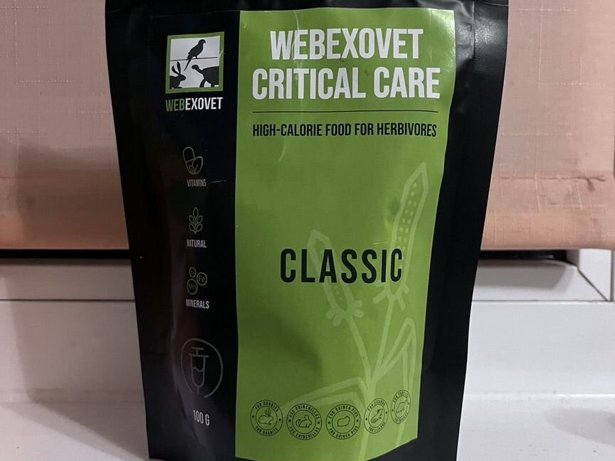 Webexovet critical care корм