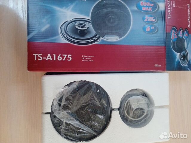 Колонки авто Пионер TS- A1675, новые купить в Челябинске | Авито