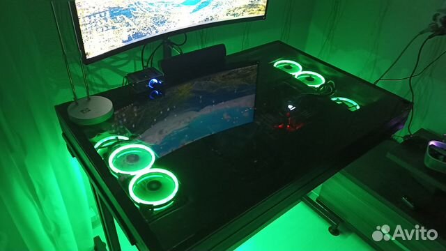 Мощный игровой компьютер в столе купить в Челябинске | Электроника | Авито