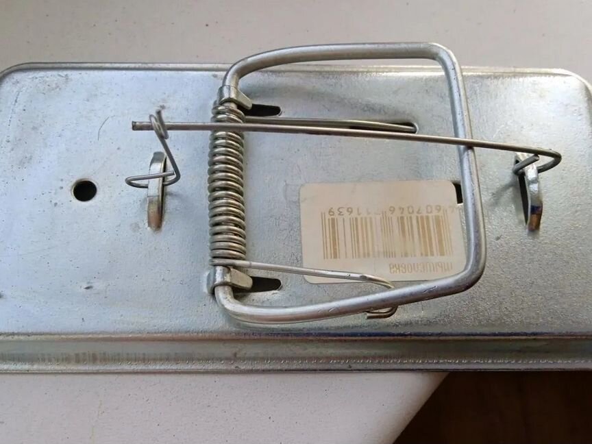 Мышеловка металлическая 13х6,5см