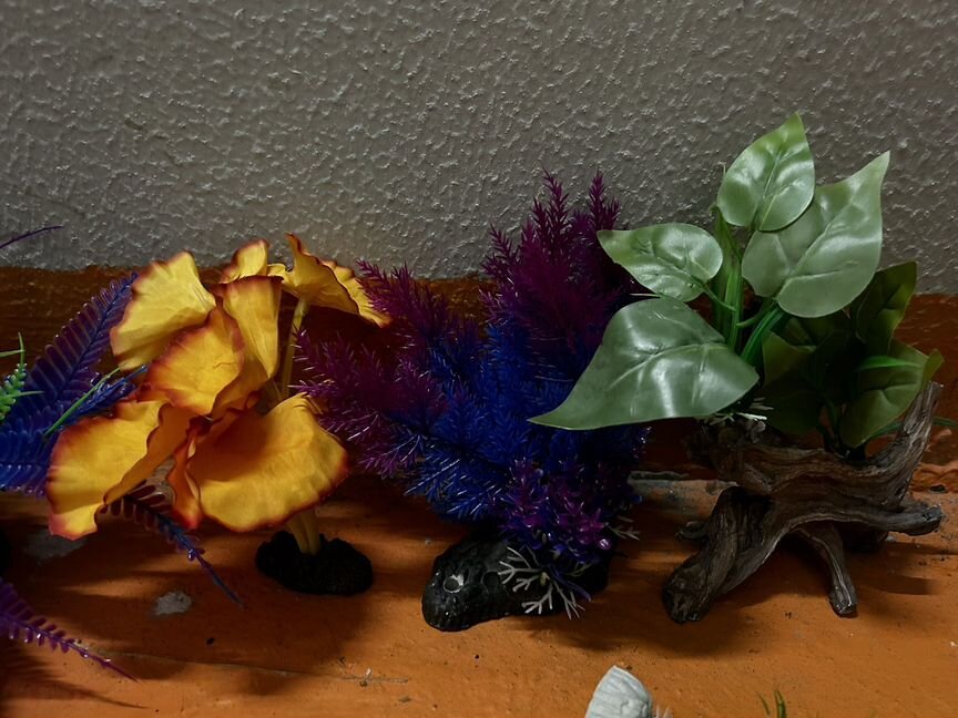 Декор для аквариума и грунт