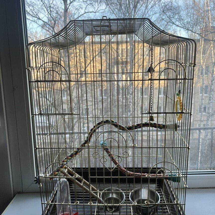 Клетка для попугая бу